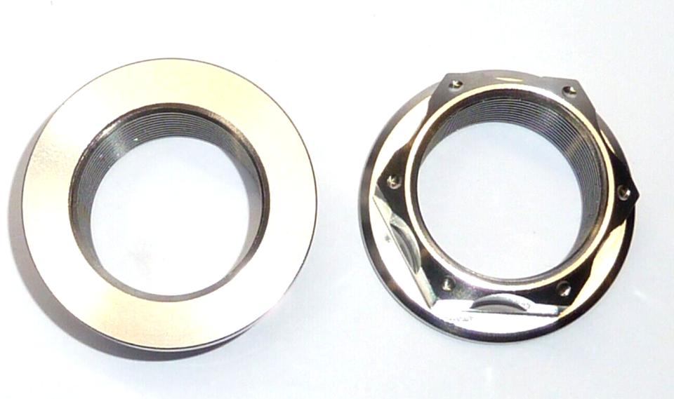 SUZUKI GSX-R600 1997-2010 TITANIUM REAR AXLE FLANGED NUT RACE SPEC NO ...