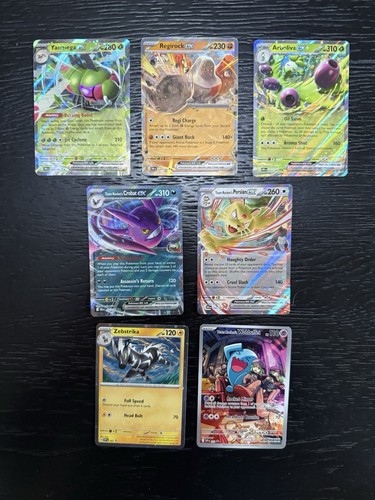 Pokémon TCG Destined Rivals Team Rockets Wobbuffet SVP203, Zebsrtrika ...