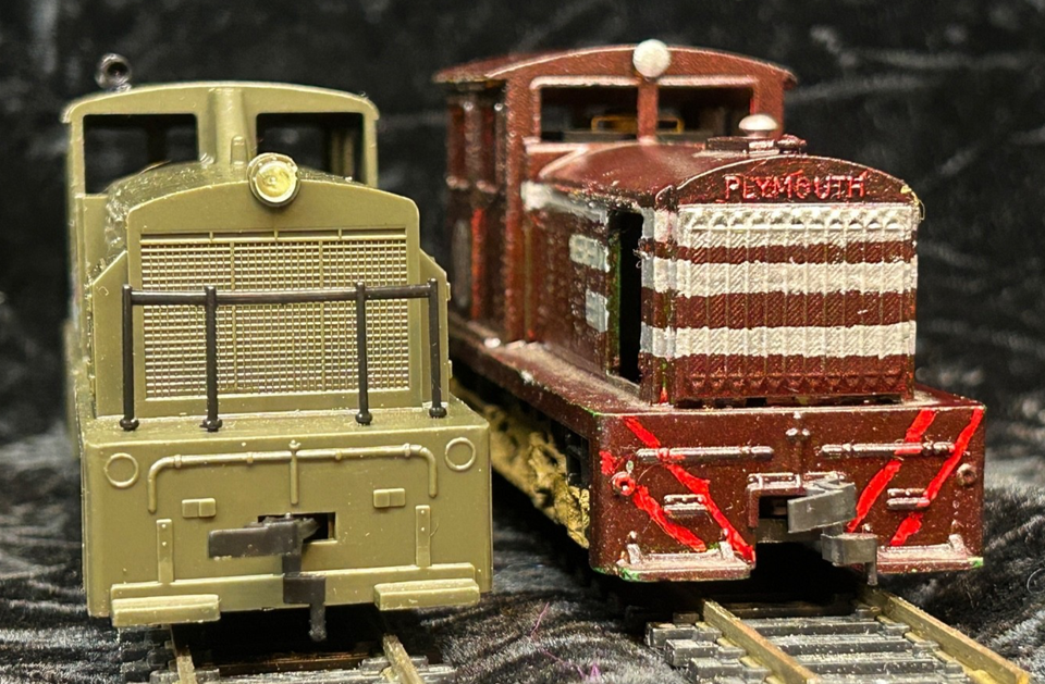 lot of 2, GI Joe, Locomotive/Loco, HO Scale Train, both WORK GREAT lotC ...