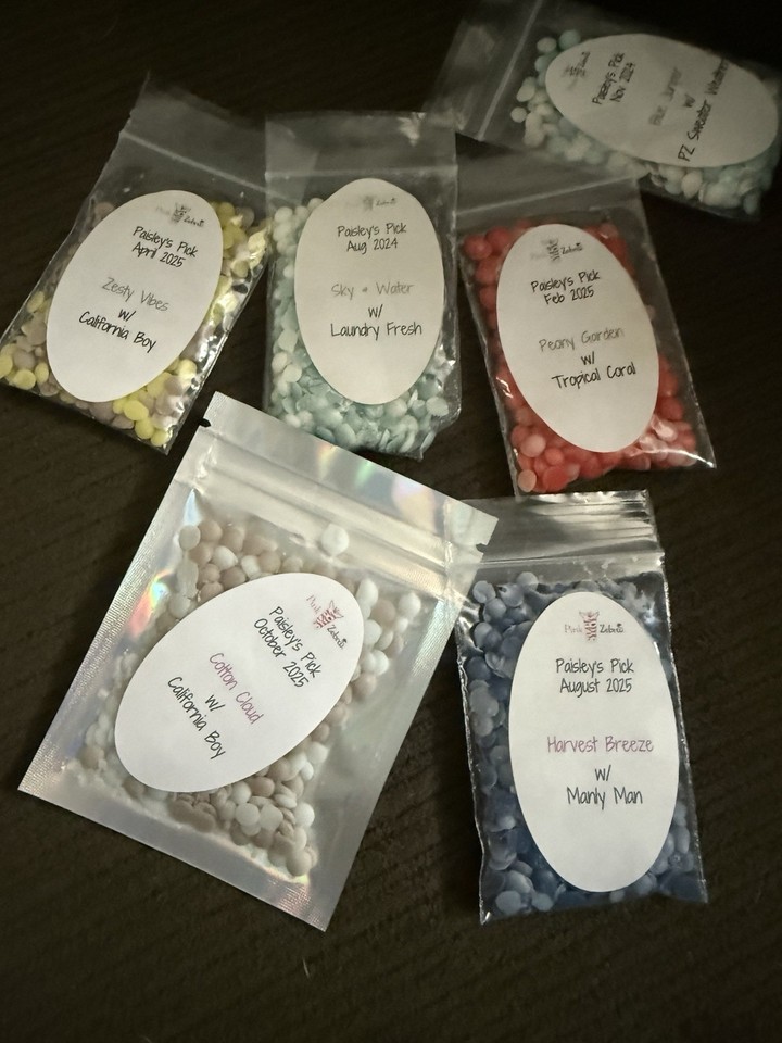 Lot 40 Pink Zebra Sprinkles & Sample Bags Wax Melts, All Types Of ...