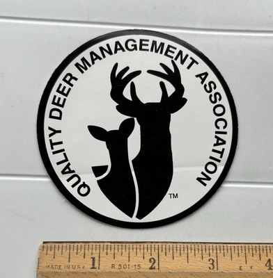 Quality Deer Management Decal Association 3.5” Round Sticker Emblem NOS ...