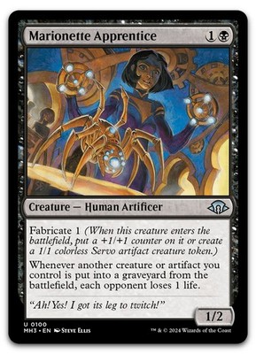 Marionette Apprentice #100 (NM) Modern Horizons 3 MH3 Magic MTG | eBay