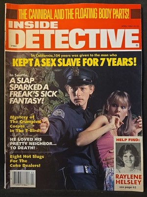 Inside Detective True Crime Police Stories Magazine April 1986 | eBay