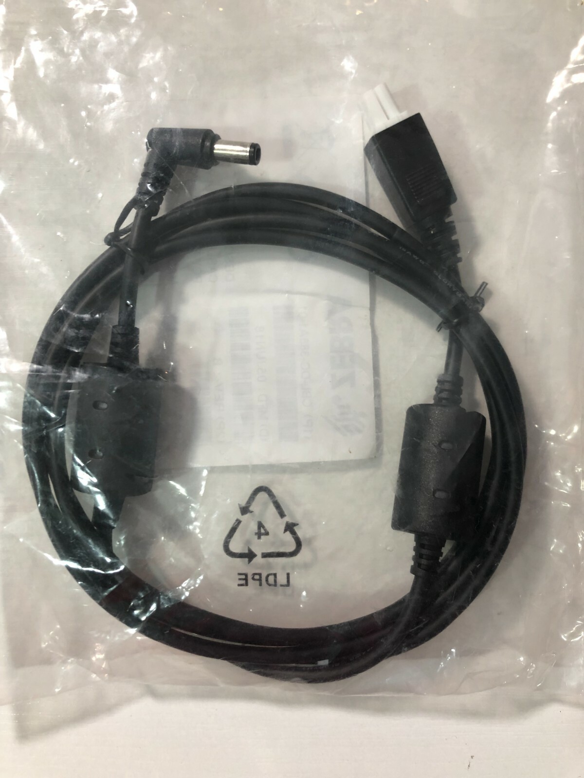 Zebra - Power Cable ASSEMBLY - 12VDC 4.16A - NEW | eBay UK