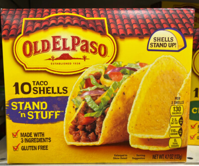 Old El Paso Bold Ranch Flavored Taco Shells 10 Stand N Stuff Shells 2 ...