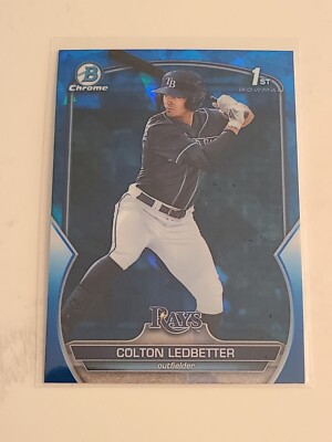 2023 Bowman Draft Baseball Sapphire Edition BDC-34 Colton Ledbetter TB ...
