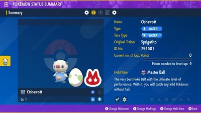 XXXL MAX SIZE Shiny Oshawott Egg With ALPHA MARK ️ Pokemon Scarlet and ...