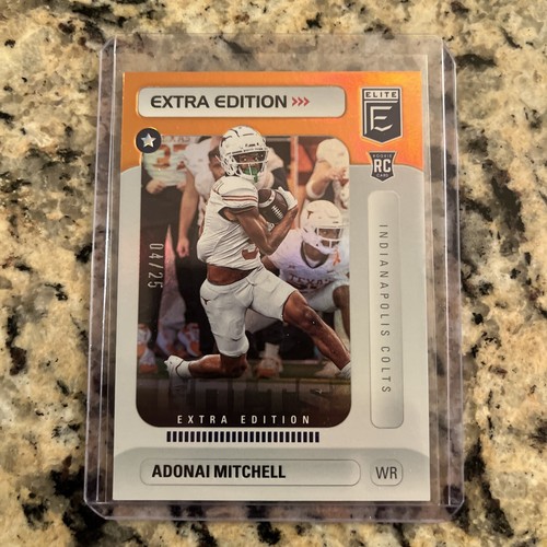 2024 Donruss Elite Adonai Mitchell Extra Edition Orange #/25 ...