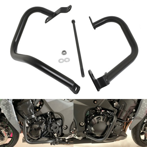 Black Engine Bumper Guard Crash Bars Fall Protector For KAWASAKI Z1000 ...