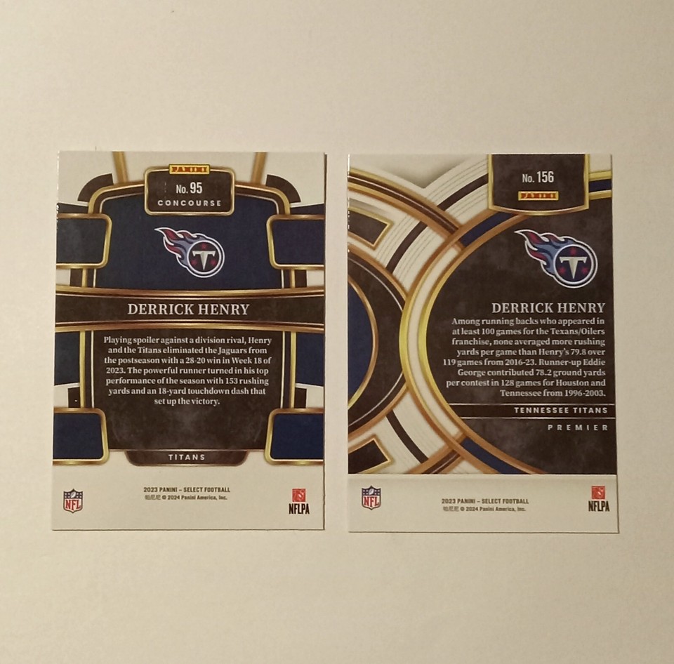 Derrick Henry Football Card Lot - Panini Select Titans Ravens NFL | eBay