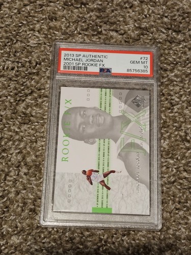 2013-14 SP Authentic - 2001-02 Sp Rookie Fx Michael Jordan #72 for sale ...
