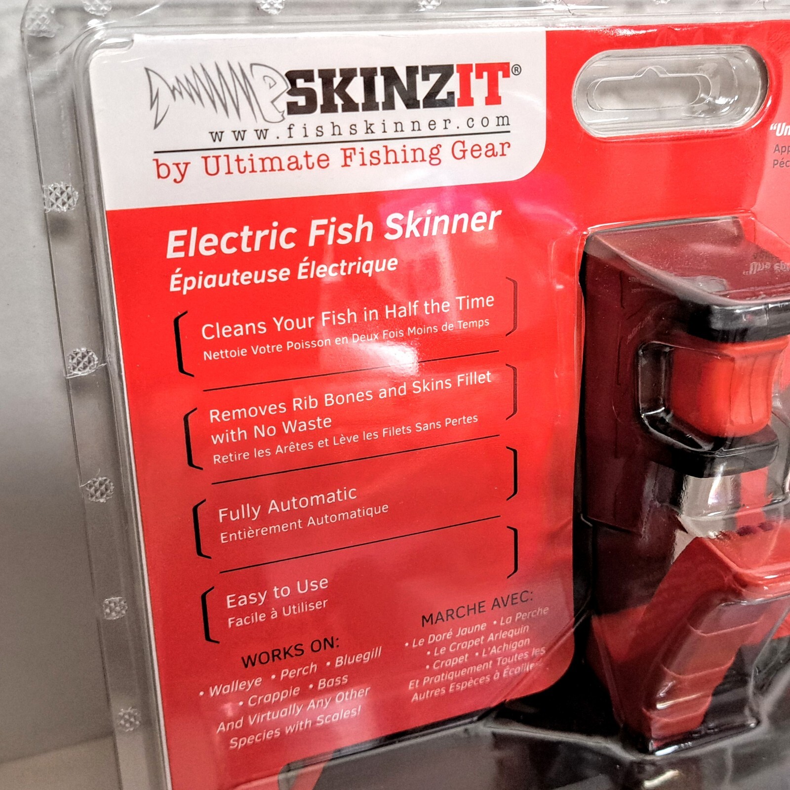 SKINZIT FS1000A Electric Fish Skinner - Black/Red for sale online | eBay