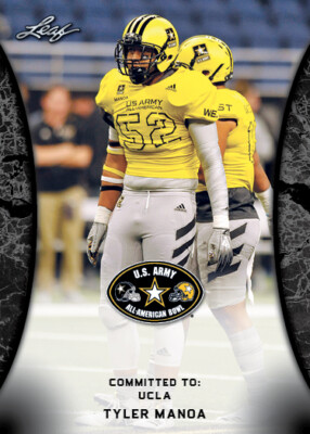5 ct lot Tyler Manoa 2018 Leaf US Army All American Rookie Cards | eBay