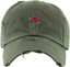 Rose Embroidery Dad Hat Baseball Cap Unconstructed Cotton | eBay