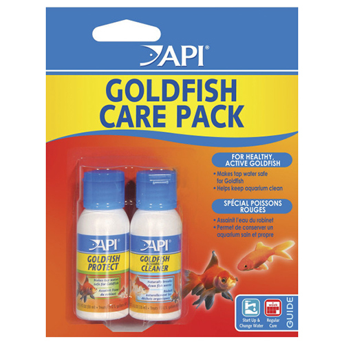 API Goldfish Care Pack Start Cleaner Protect Dechlorinator Sludge ...