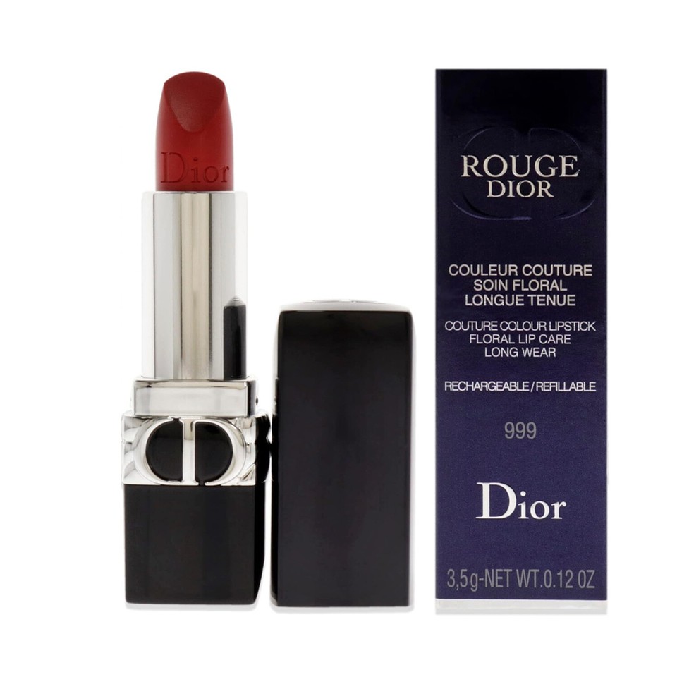 Dior Rouge Dior Couture Color Refillable Lipstick #999 Matte Satin ...