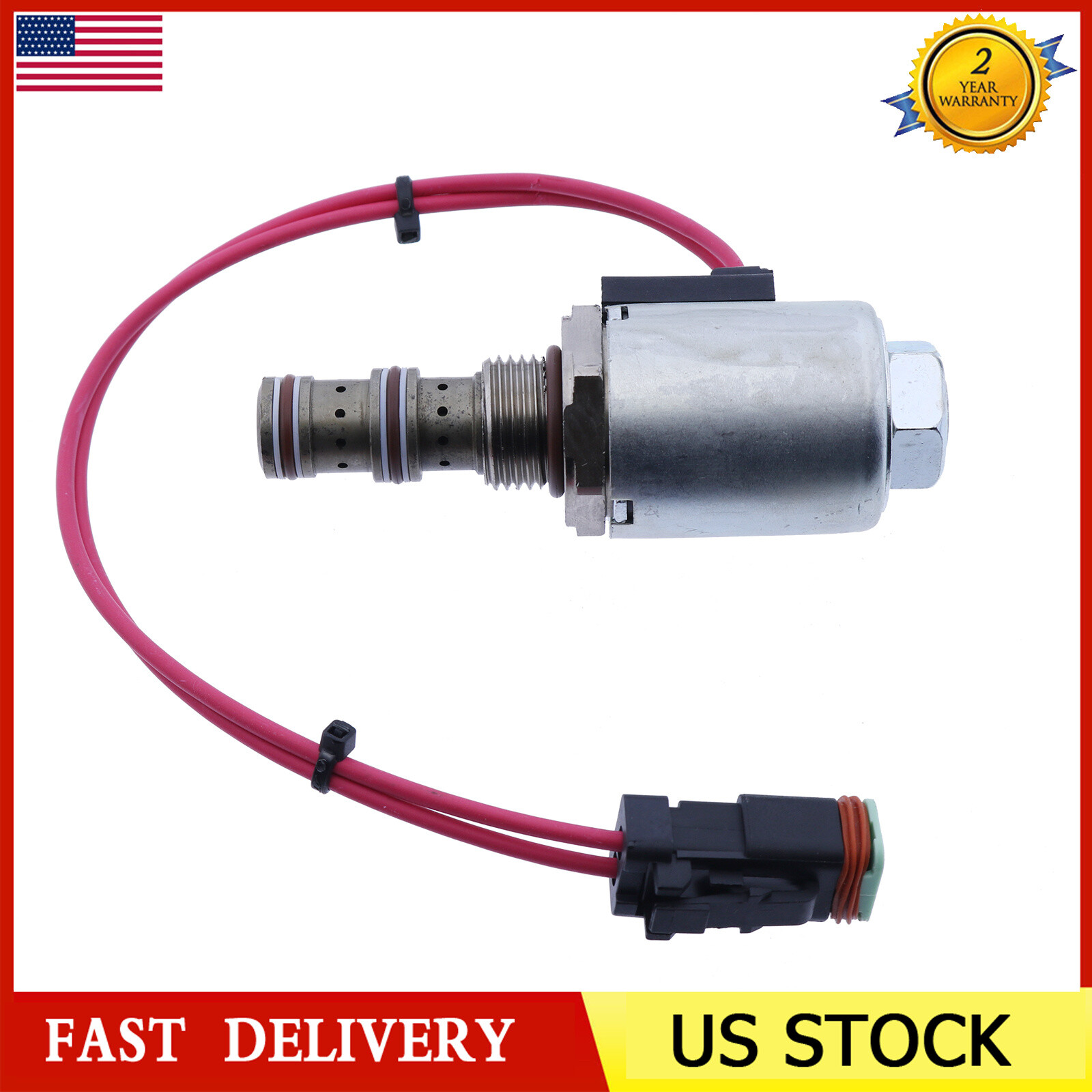 Solenoid Valve 121-4036 1214036 For Caterpillar 416C 416D 420D 424D ...