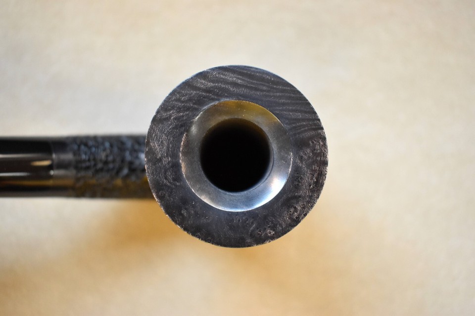 Moretti Pipe Magnum Black Rusticated Freehand | eBay