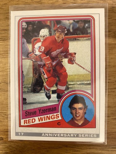 1992-93 STEVE YZERMAN O-PEE-CHEE 25TH ANNIVERSARY SERIES ROOKIE CARD ...