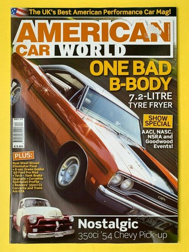 AMERICAN CAR WORLD Magazine - Dec 2007 - Ford Mustang Mach1 69 ...