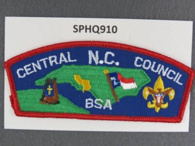 Central North Carolina Council CSP SAP Red Border | eBay