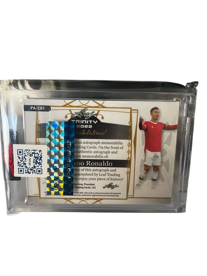 2022 Leaf Cristiano Ronaldo Patch and Auto #PA-CR1 SSP /8 | eBay