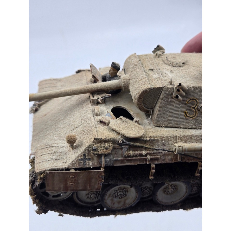 1/35 Built Tamiya WWII German Panther D Tank Model Grossdeutschland ...
