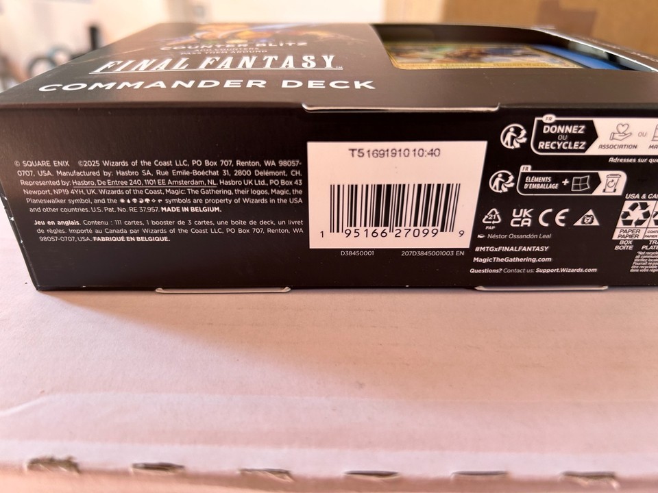 Magic The Gathering FINAL FANTASY Commander Deck Counter Blitz English ...