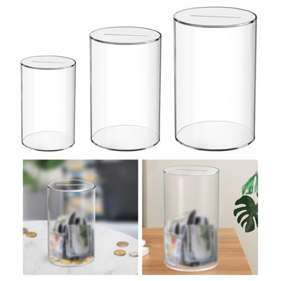 Bank Jar Clear Acrylic Break to Open Exquisite Multipurpose Piggy Bank ...