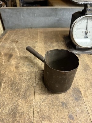 Antique Vermont VT Tin Maple Syrup Tree Sap Sugaring Hand Tool Scoop ...