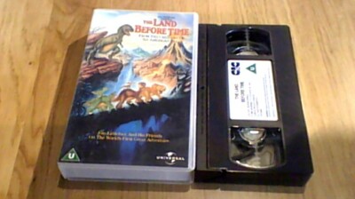 The Land Before Time CIC UK PAL VHS VIDEO 2001 Don Bluth Steven ...
