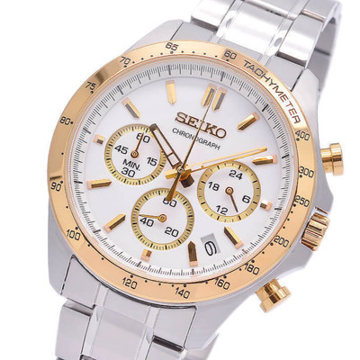 SEIKO SELECTION SBTR024 Chronograph Stainless Steel Quartz Watch Men's ...