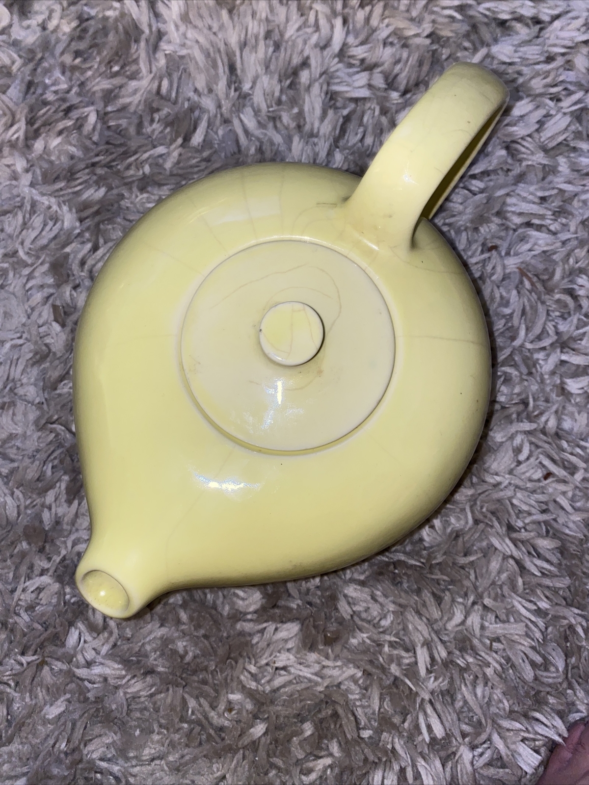 Russel Wright Large Teapot Oneida Series Lemon Yellow 6 Cups | eBay
