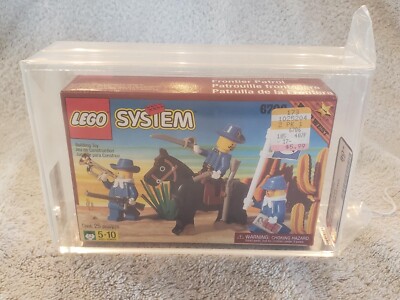 1997 LEGO WILD WEST 6706 FRONTIER PATROL AFA 80+ NM SEALED US WESTERN ...