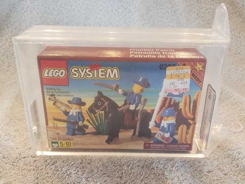1997 LEGO WILD WEST 6706 FRONTIER PATROL AFA 80+ NM SEALED US WESTERN ...