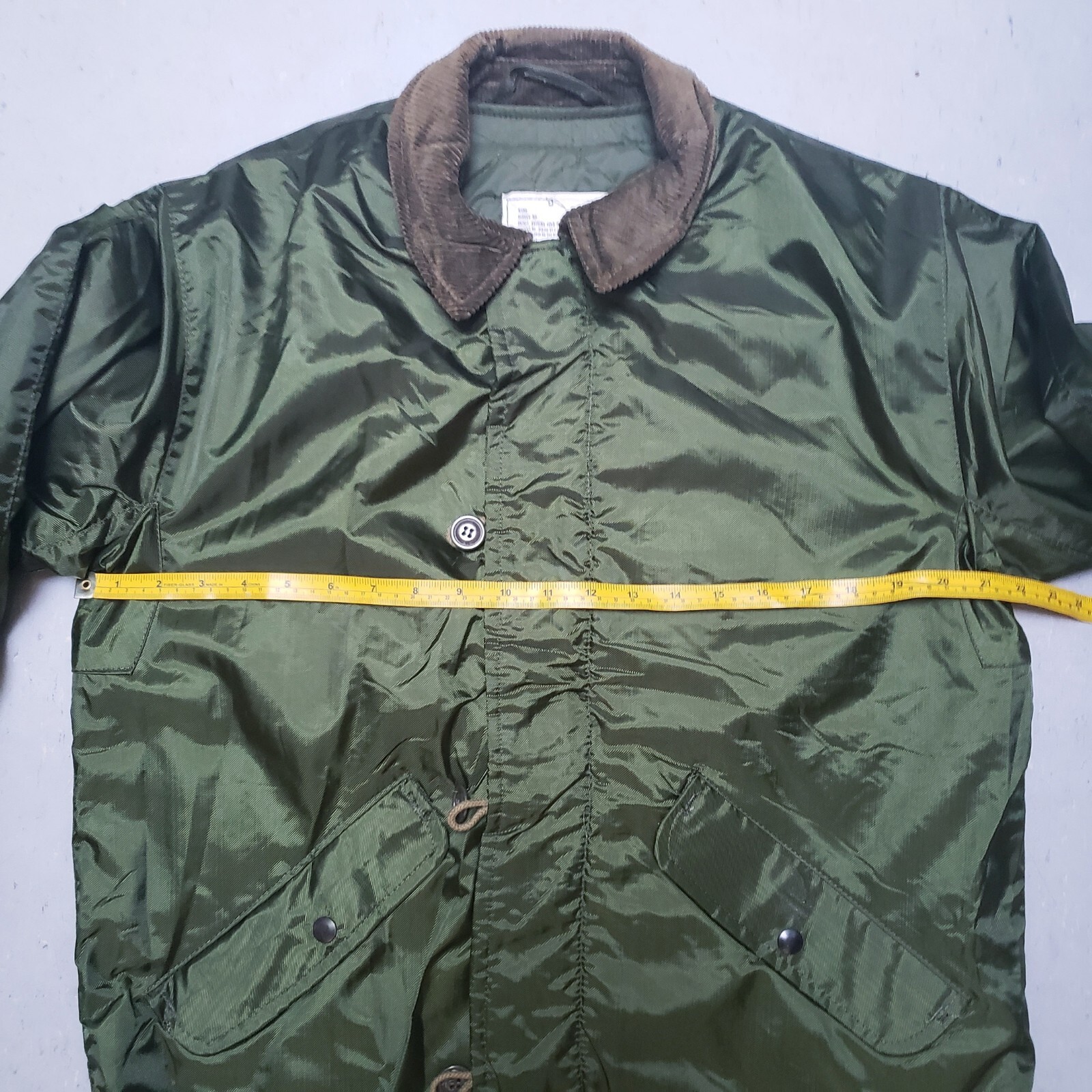 Vtg US NAVY A-1 Extreme Cold Weather Jacket Impermeable Flight Deck ...