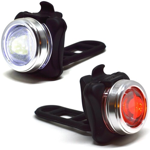 NP NIGHT PROVISION OPTIKS 210 Bike Lights Front and Back USB ...