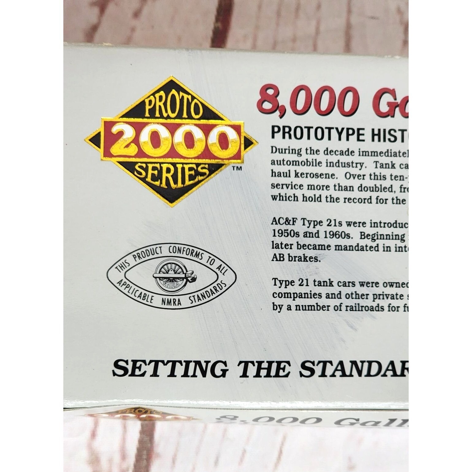 Proto 2000 "8 000 Gallon Type 21 Tank Car" Shell # 2490 Factory Built ...