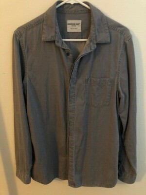 Cedarwood State Button down shirt, Men's Medium, Gray | eBay
