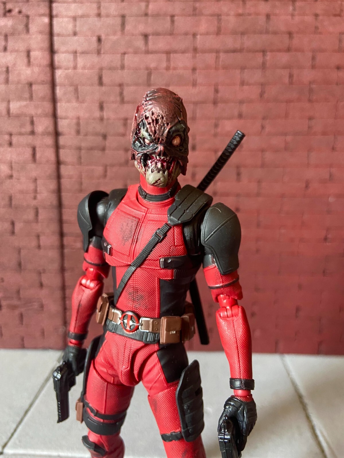 Zombie Deadpool Undead Head Sculpt Fit for 6'' ML Action Figure 1/12 ...