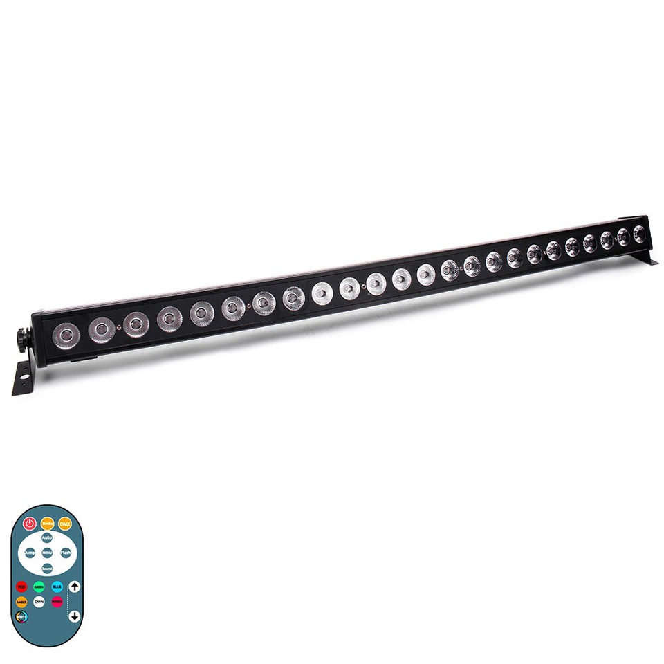 120W RGB LED Uplight Strip Bar Light Wall Wash Effect with Remote Stage ...