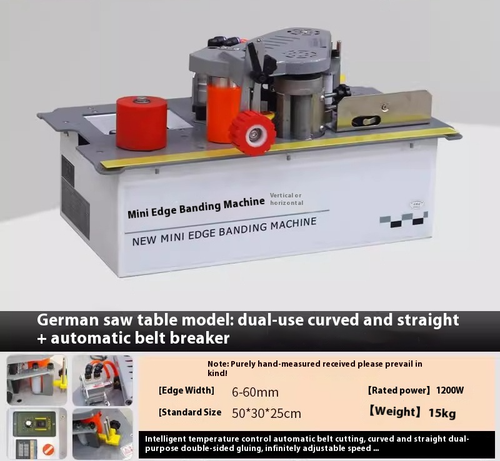 Mini 1200W Woodworking Portable Edge Banding Machine Home Improvement ...