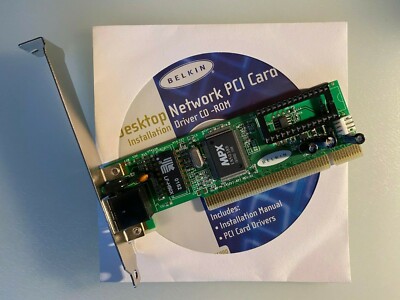 Belkin F5D5000 32 Bit PCI Desktop Network Card - 10/100 Mbps | eBay