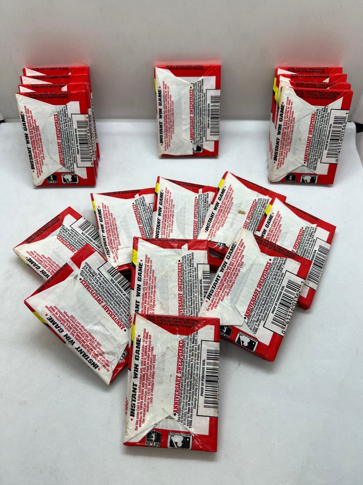 18 Packs 1991 Topps Baseball Cards the Real One New 15 Cards per Pack ...