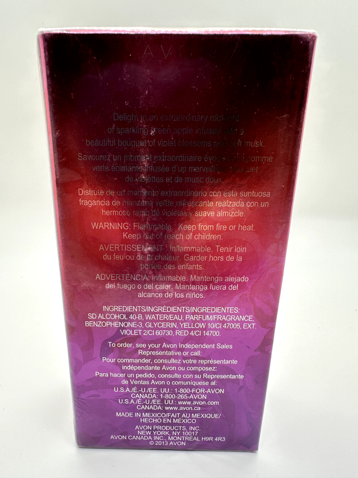 Lot of TWO Avon Flor Violeta Eau De Parfum Spray 1.7 fl oz NEW SEALED ...