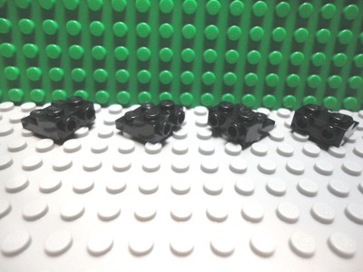 Lego 4 Black 2x2 plate front grill with studs car truck NEW | eBay