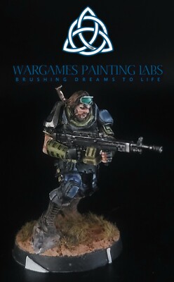 painted Scots Guards Ariadna Infinity collection miniature for Wargames ...