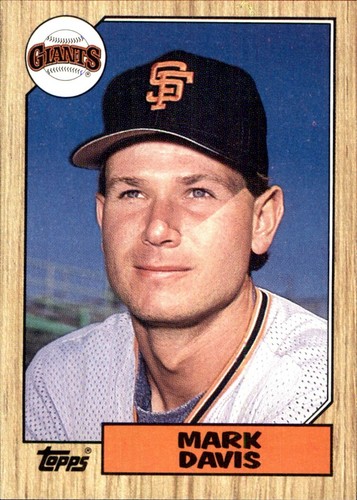 1987 Topps #21 Mark Davis SAN FRANCISCO GIANTS | eBay