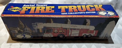 1995 Sunoco Aerial Tower Fire Truck Collector’s Edition 2nd in Series ...