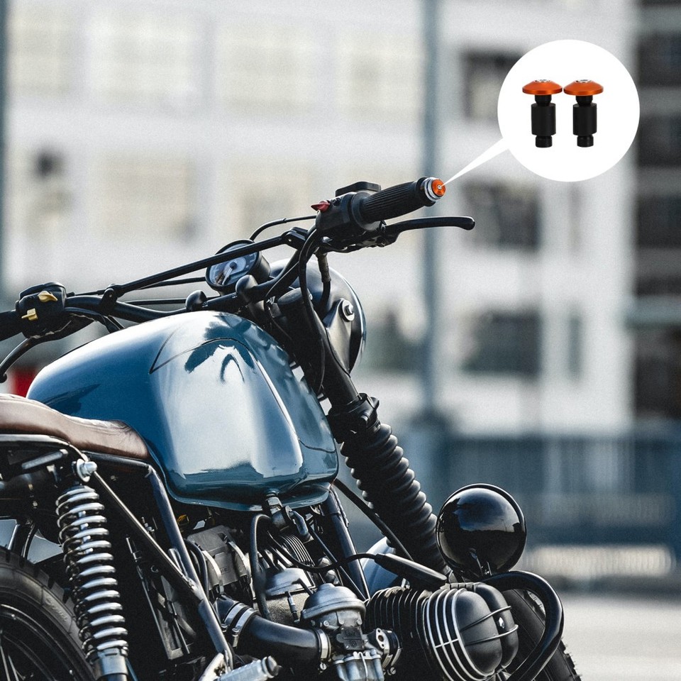 2pcs Motorcycle Handlebar Balanced Plug Ends Modification Handlebar ...